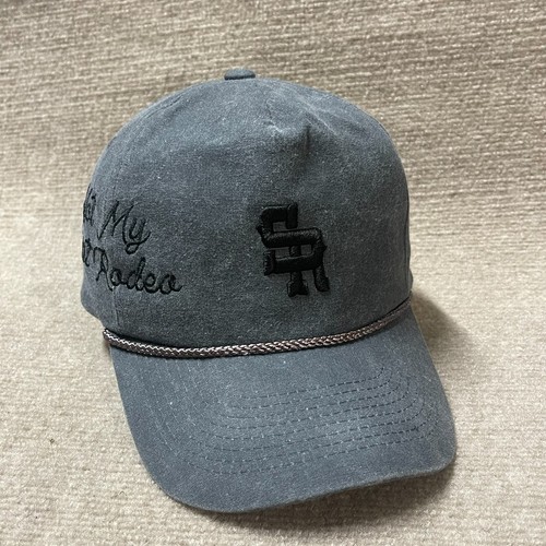 Stevenson Ranch Hat Cap Mens Grey Snapback Rope Not My Fist Rodeo | eBay