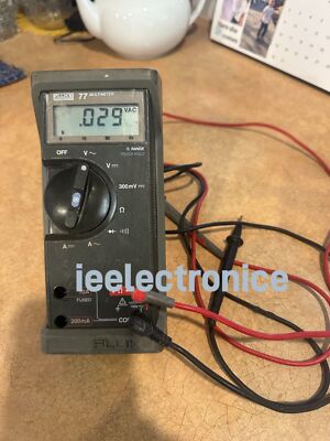 Fluke 77 Multimeter w/ Leads and Rubber Case.. | eBay