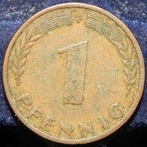 1 Pfennig 1950 "F" (11/9/3) | eBay.de