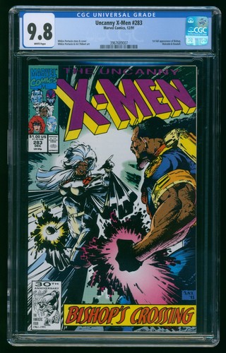 X-MEN (1991) #283 CGC 9.8 1st APPEARANCE BISHOP WHITE PAGES | eBay