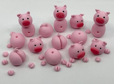 PIGS IN MUD EDIBLE CAKE DECORATIONS - SEE DESCRIPTION FOR DETAILS ...