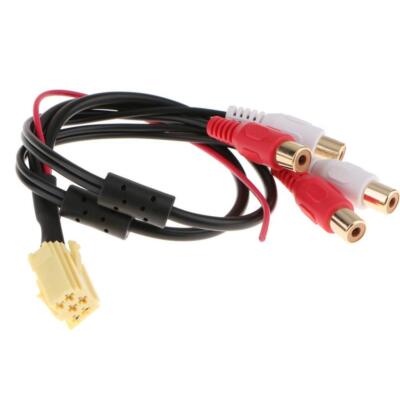 Mini ISO Adapter AUX Line 4 RCA SEAT | eBay UK