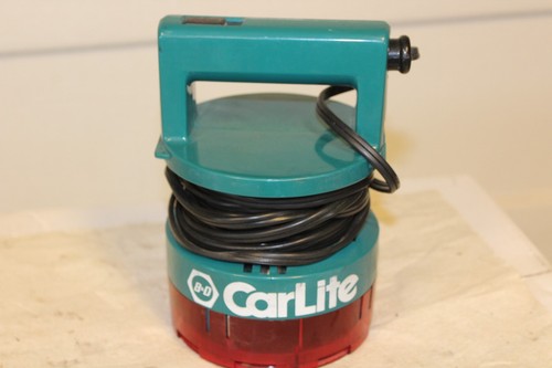 Vintage Black&Decker Turquoise12Volt CarLite W/Red Lens U/L Sticker ...