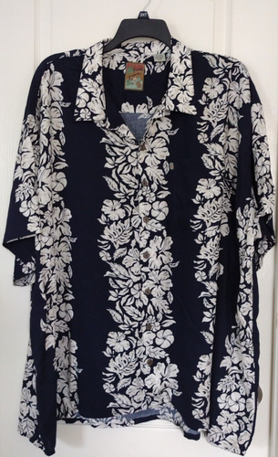 Men's Pineapple Connection Shirt Size 4XB Buttons Short Sleeve 100% ...