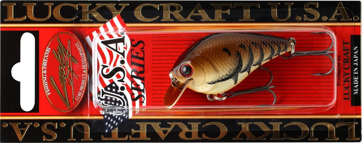 LUCKY CRAFT Fat CB BDS 1 - 507 All Brown Craw (1qty) Top Quality Crank ...