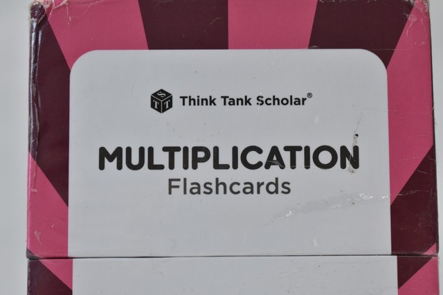 Think Tank Scholar 173 Multiplication Flash Cards Full Set, Games ...
