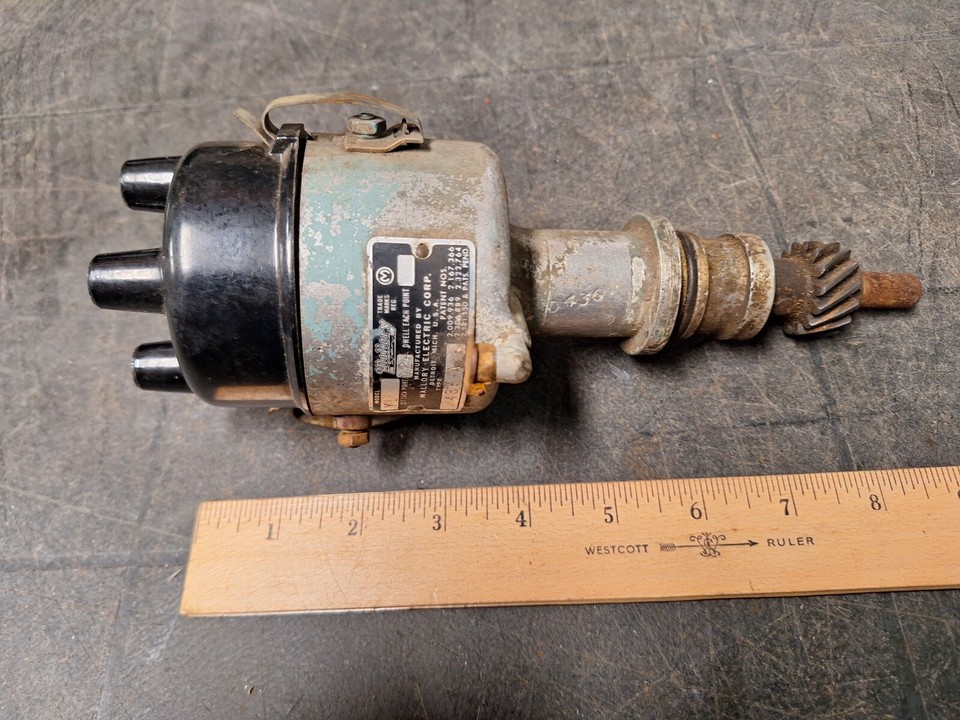 Original Mallory Ford DORSET 4 CYLINDER Model YL 436 A Distributor ...