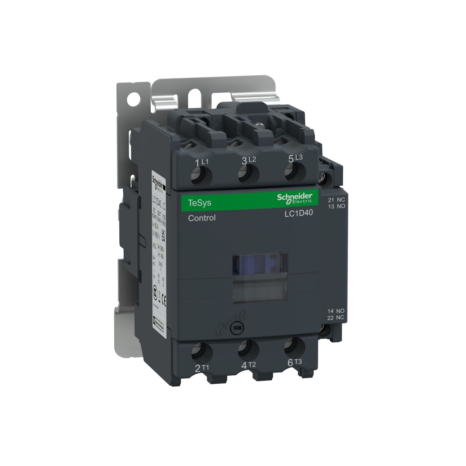 Schneider Electric TeSys Deca AC Contactor 3P 40A LC1D40 LC1D40M7C AC ...