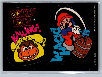 1982 Topps Donkey Kong Sticker (RC) - Pack Fresh NM-MT *TEXCARDS* | eBay