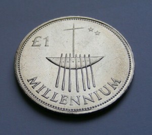 Irish 2000 One Pound Coin £1 Millennium Commemorative Ireland Superb ...