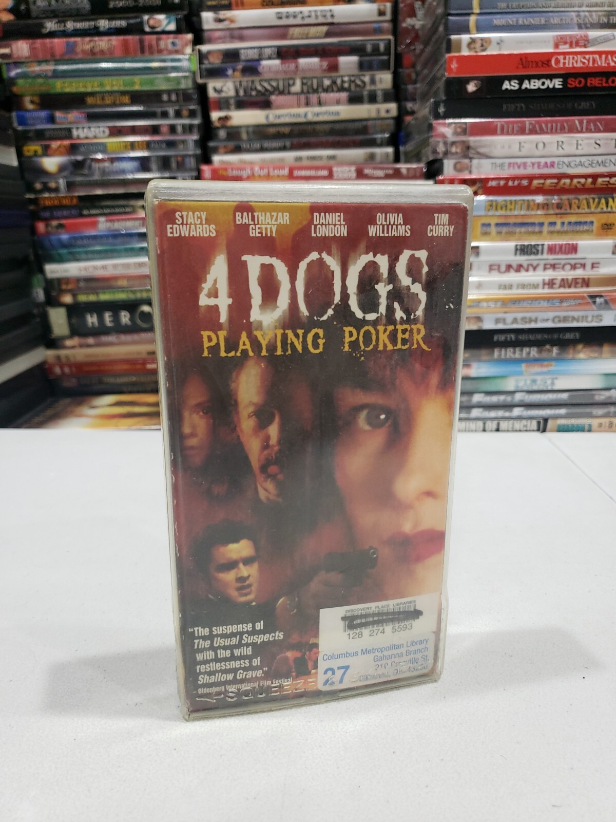 4 Dogs Playing Poker (VHS, 1999) 🇺🇲 BUY 2 GET 1 FREE 🌎 85393741037| eBay