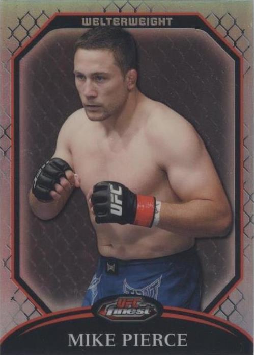 2011 Topps Finest UFC - Mike Pierce #77 Refractor /888 (RC) for sale ...