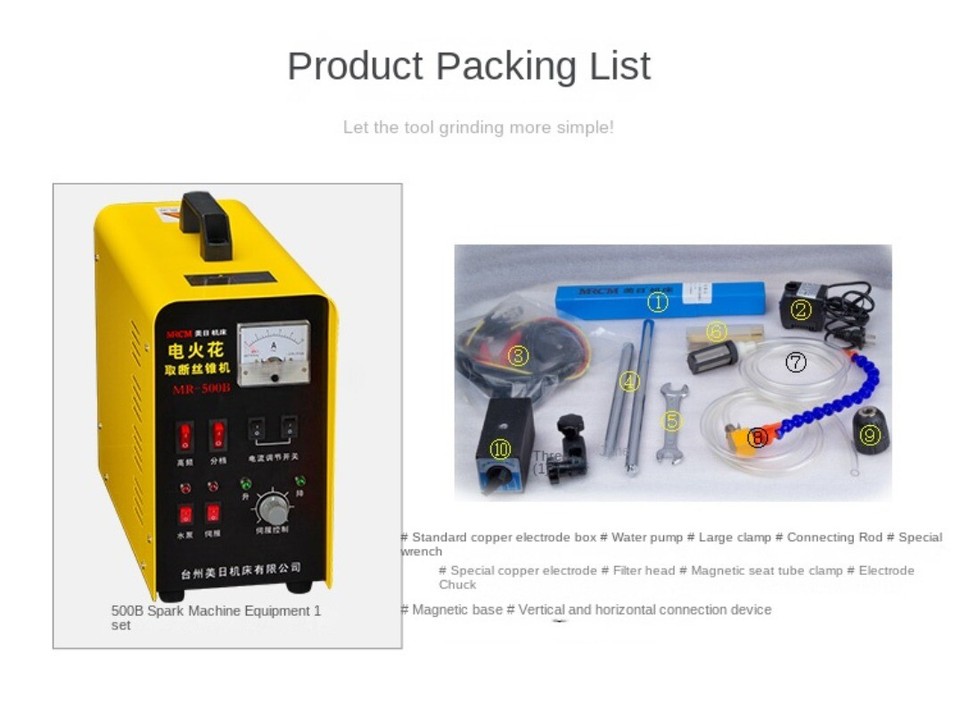 EDM Tapping Machine Electro-Mechanical Portable Electric Discharge Hole ...