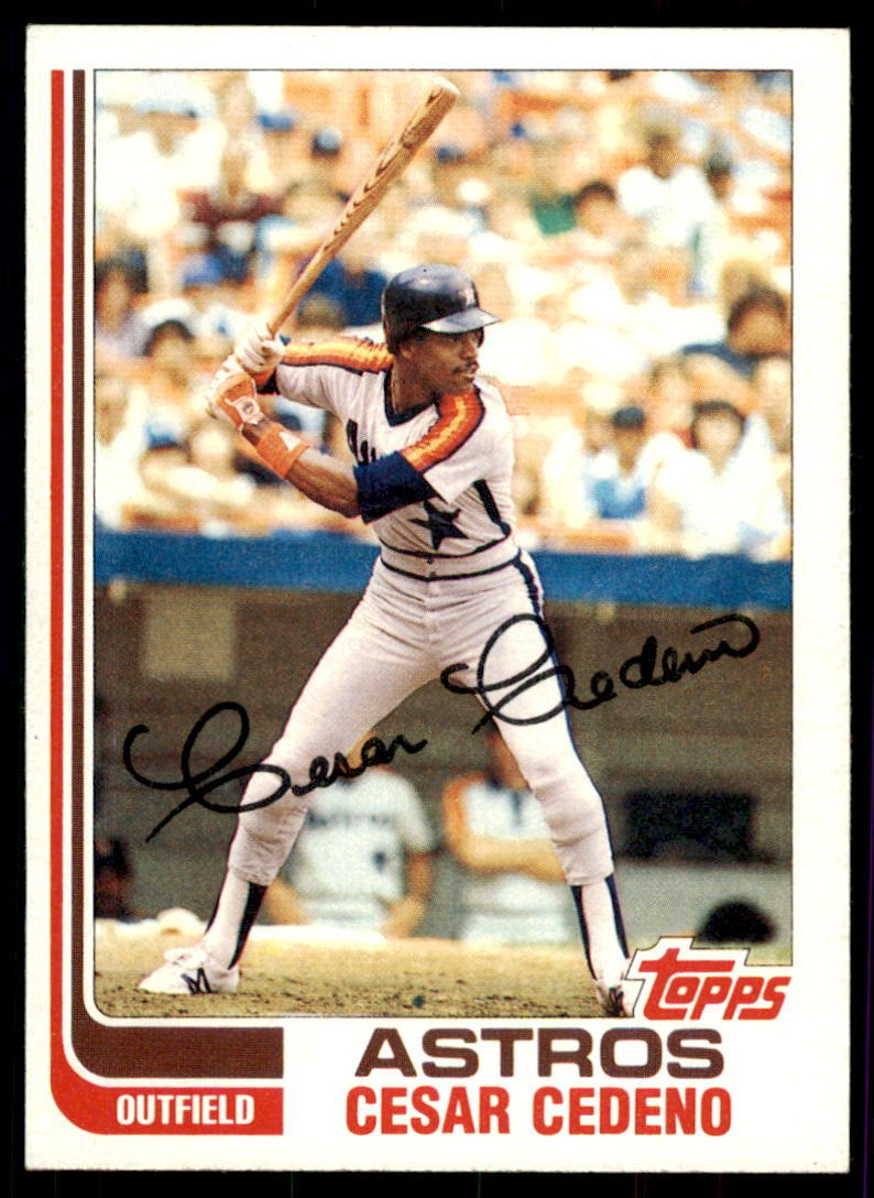 1982 Topps Cesar Cedeno #640 Houston Astros | eBay