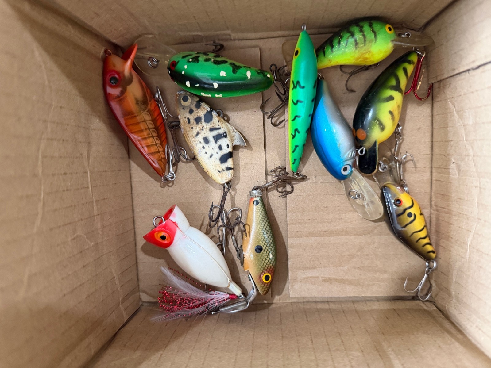 Lot of 10 used bass fishing lures lot vintage | eBay