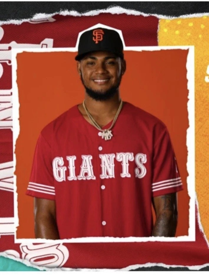 San Francisco Giants 2025 Forty Niners 49ers Baseball Jersey 9/13 sz ...