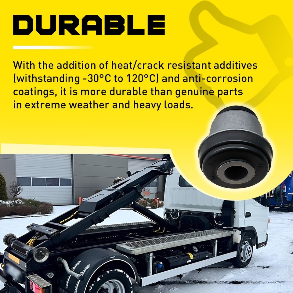 2PCS For Mitsubishi Fuso P10 3.5T Front Suspension Upper Arm Bush Lh/Rh ...