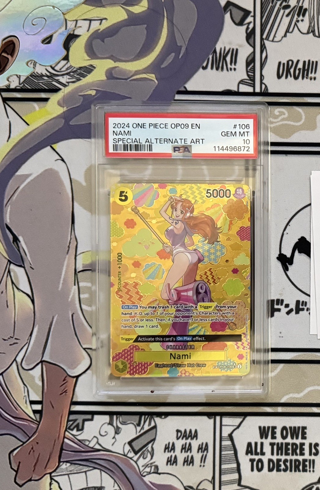 OP 09 Nami (SP) OP08-106 PSA10 English | eBay