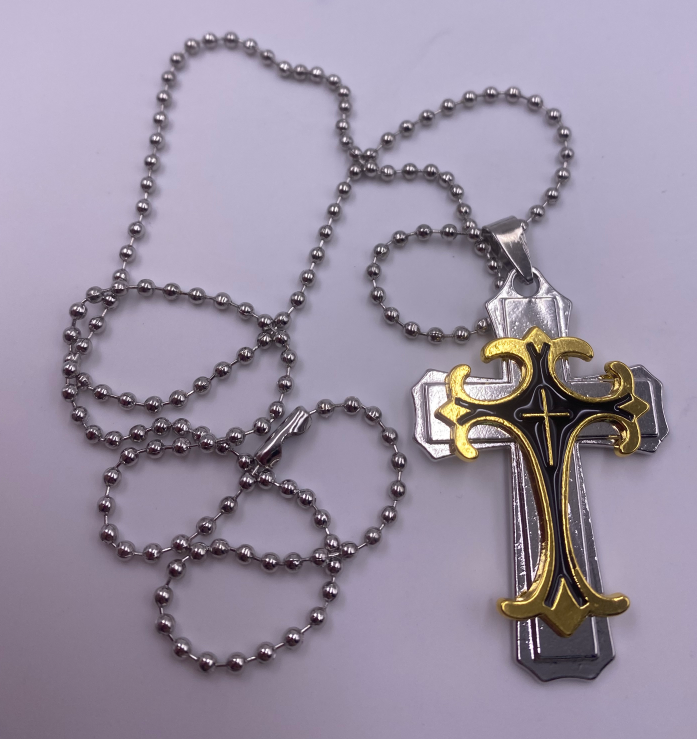 Layered Cross Pendant Necklace Multi Cross Design Unisex | eBay