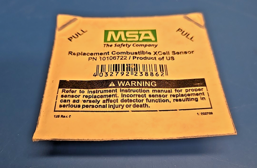 MSA Replacement Combustible XCell Sensor 10106722 Sealed NEW | eBay