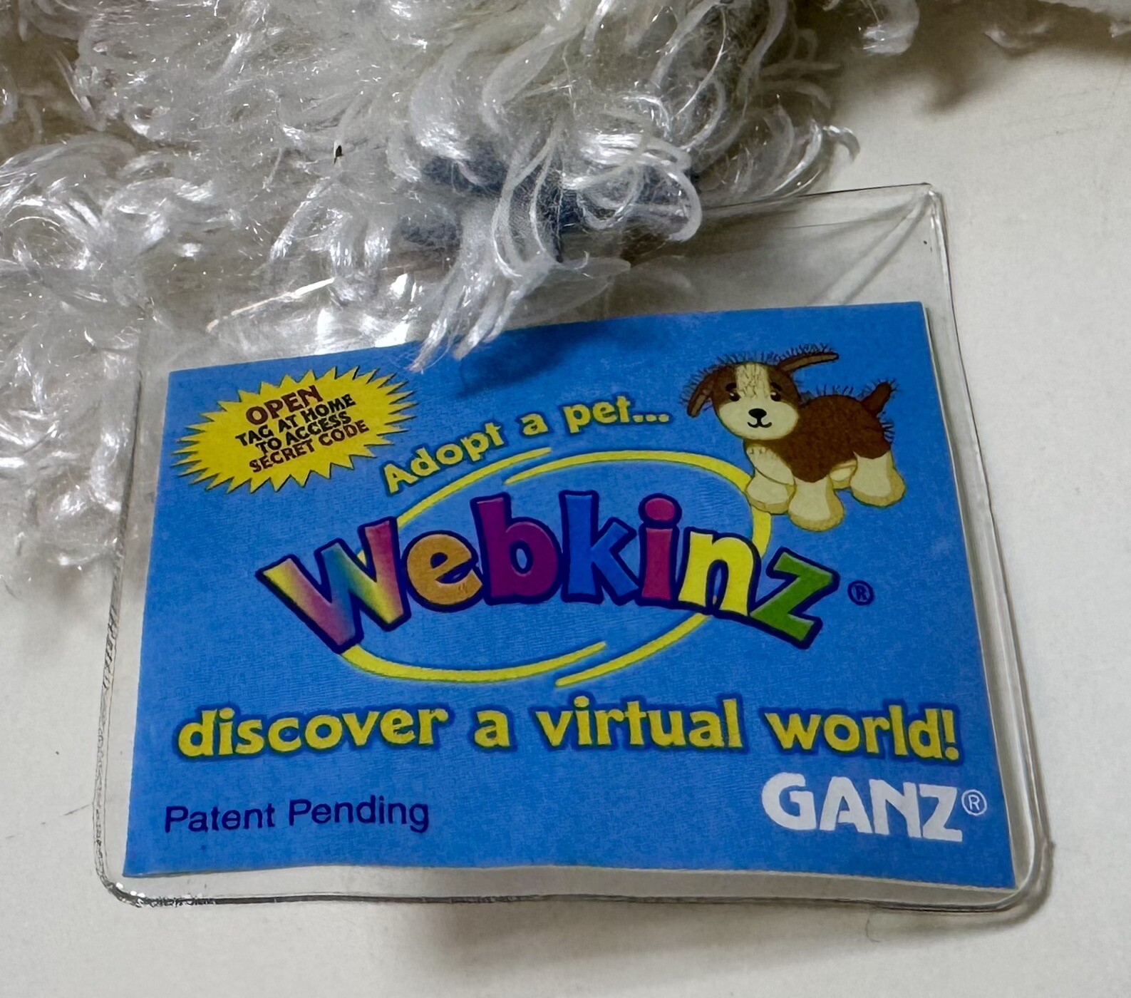 Ganz Webkinz 8” White Plush Terrrier Dog Puppy Pink Bow Stuffed With ...