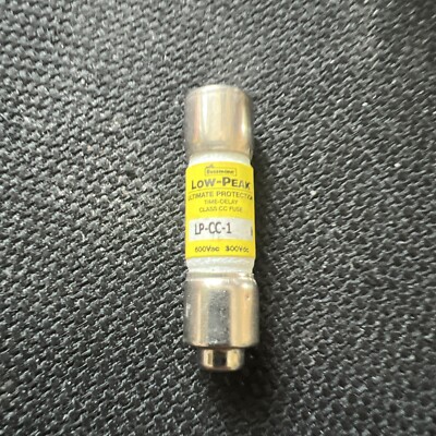 ORIGINAL Bussmann LP-CC-1 LPCC 1 (1 Amp) 600Vac TIME-DELAY Fuse | eBay