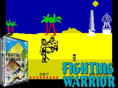 Sinclair ZX Spectrum 48K Game - FIGHTING WARRIOR - Melbourne House ...