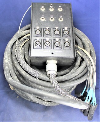 Rapco Horizon Audio 8-Channel Stage Box w/ Heavy-Duty Snake Cable | eBay