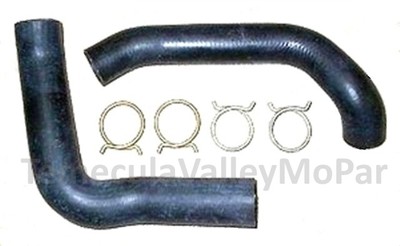 OE-Style Radiator Hoses & Clamps for 1958-1959 MoPar w/350-361-383-413 ...