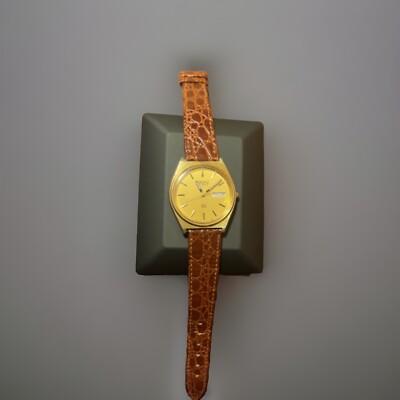 Seiko Quartz Gold Tone SQ 8124-7239 | eBay