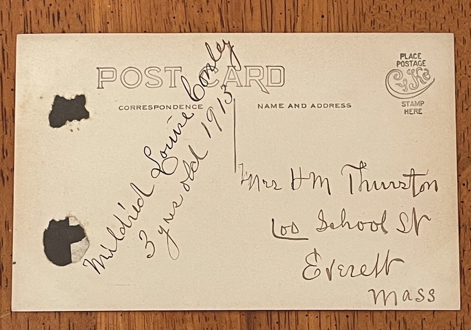 RPPC Antique Photo Postcard 1913 Mildred Louise Conley | eBay