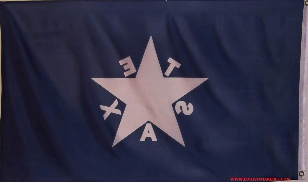 First Republic Of Texas Flag Zavala De Lorenzo Texas Flag