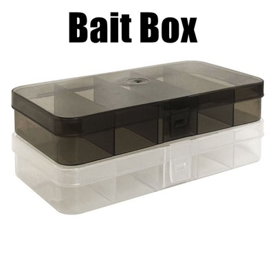 5 Grids Bait Box Plastic Fishing Tool Case Fish Bait Storage Box ...