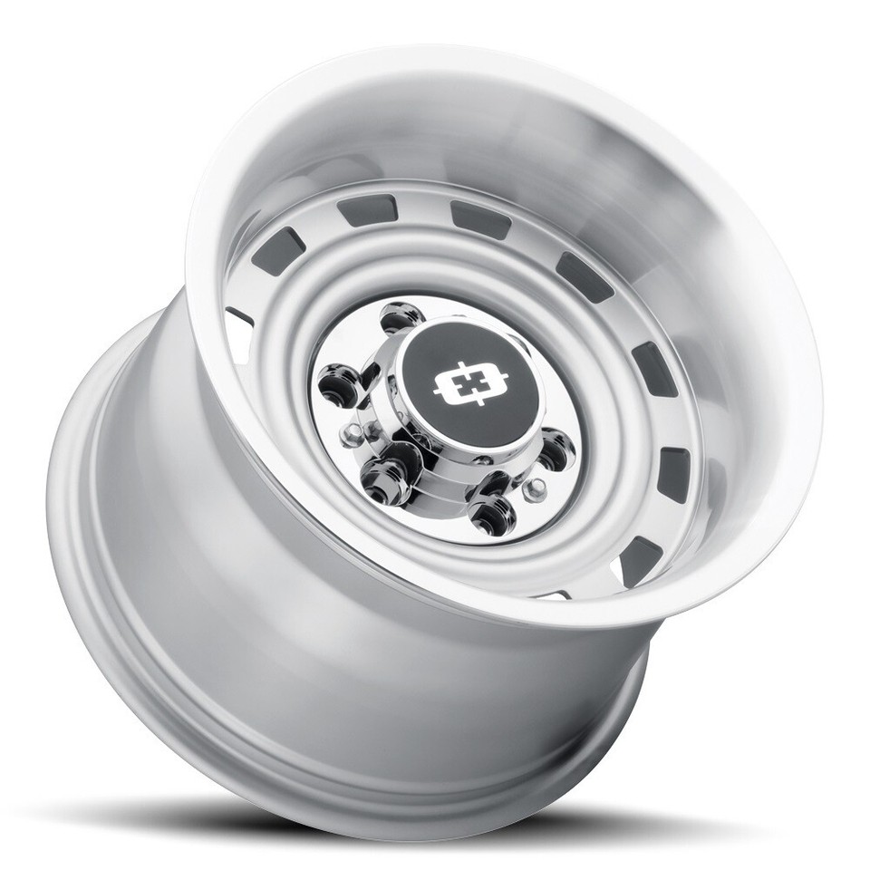 Set 4 15" Vision American Muscle 54 Cheyenne Silver Machined 15x7 ...