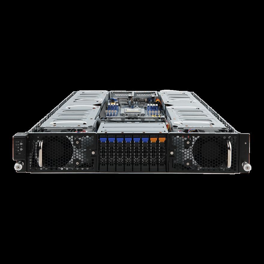 GIGABYTE 2U Server G292-Z20 + 4 x NVIDIA A100 80GB + AMD EPYC 7543 ...