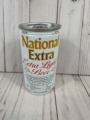 Vintage! Rare Mint Condition! National Extra, Extra Light Beer Can ...