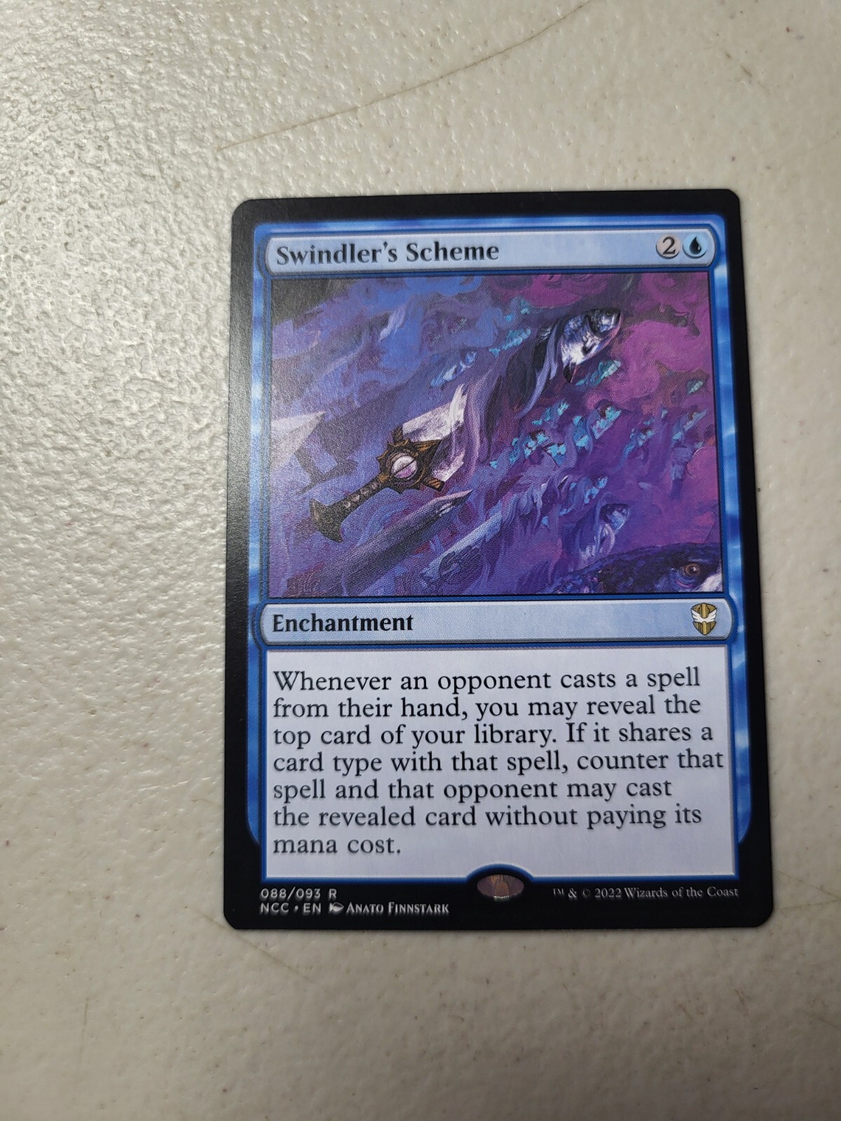 1x Swindler's Scheme MTG Magic Cards New Capenna Commander RARE LP Free ...