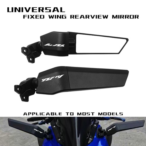 Enlarged Motorcycle Adjustable Mirror winglet Rearview for YAMAHA YZF ...