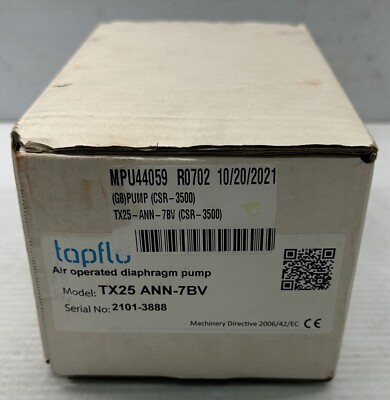 Tapflo #TX25 ANN-7BV Pump | eBay