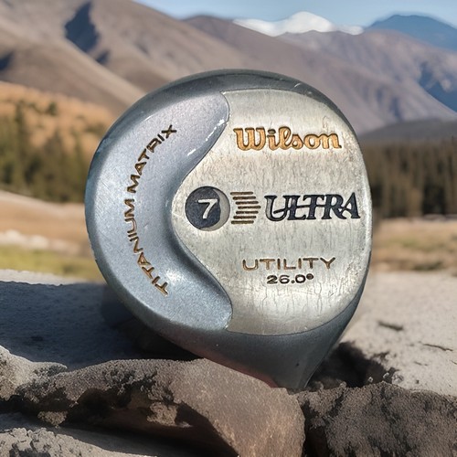 Wilson Ultra Titanium Matrix 26° 7 Wood Wilson 100% Carbon Ladies Flex ...