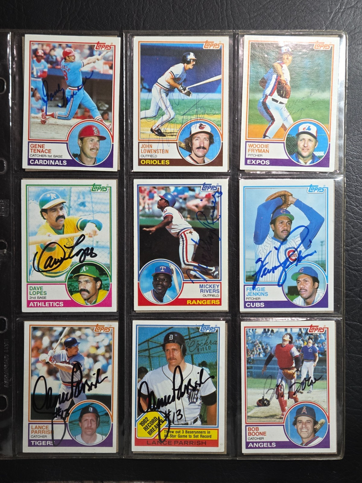 Amazing Lot of 28 Vintage AUTOGRAPHED Baseball Cards from an Estate ...