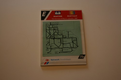 BR Network SouthEast NSE - Timetable E Kent Link Kent Coast 15 May - 1 ...