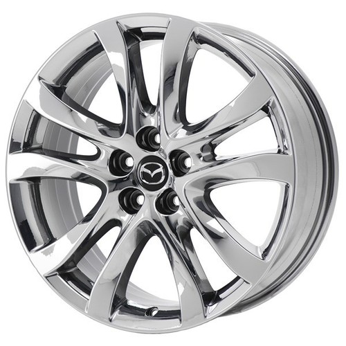 19" MAZDA 6 PVD BRIGHT CHROME-C WHEEL RIM FACTORY OEM 64958 2014-2017 ...