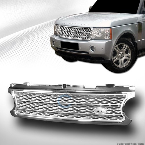For 06-09 Range Rover L322 Chrome/Silver Honeycomb Mesh Front Hood ...