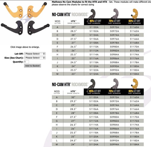 Mathews No Cam HTR HTX Mods A 85% | eBay