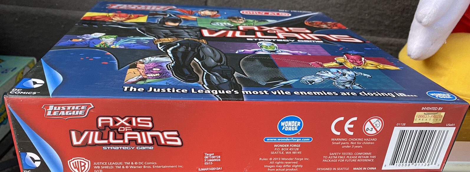 Justice League Axis of Villains Strategy Game - EXCELLENT Condition ...