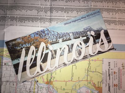 2015-16 Illinois Official Highway Map Large Print Ill Dept of ...