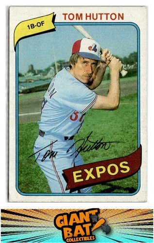 1980 Topps #427 Tom Hutton | eBay