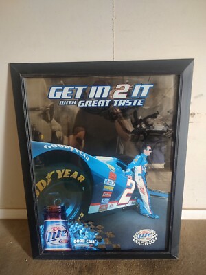 Kurt Busch Miller Lite Mirror | eBay