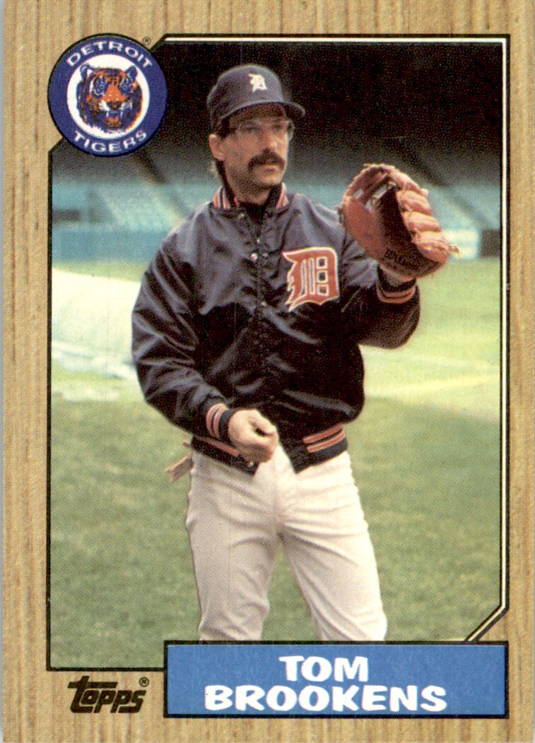 1987 Mint _ Topps Tom Brookens Detroit Tigers #713 | eBay